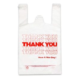 THANK YOU PLASTIC BAG WHITE